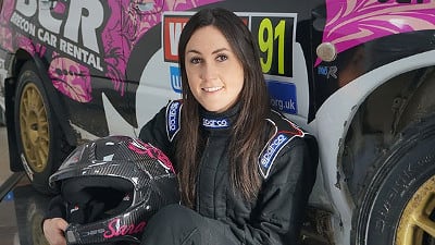 Sara Williams rallies and co-runs MG dealership